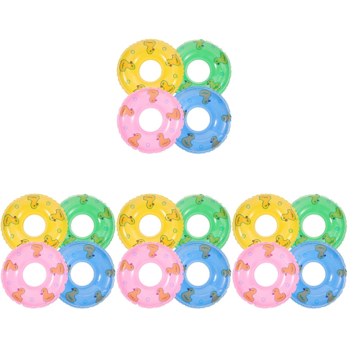 Raindrops 60 pcs Mini Swim Rings Props Mini House Swimming Ring Photo ...