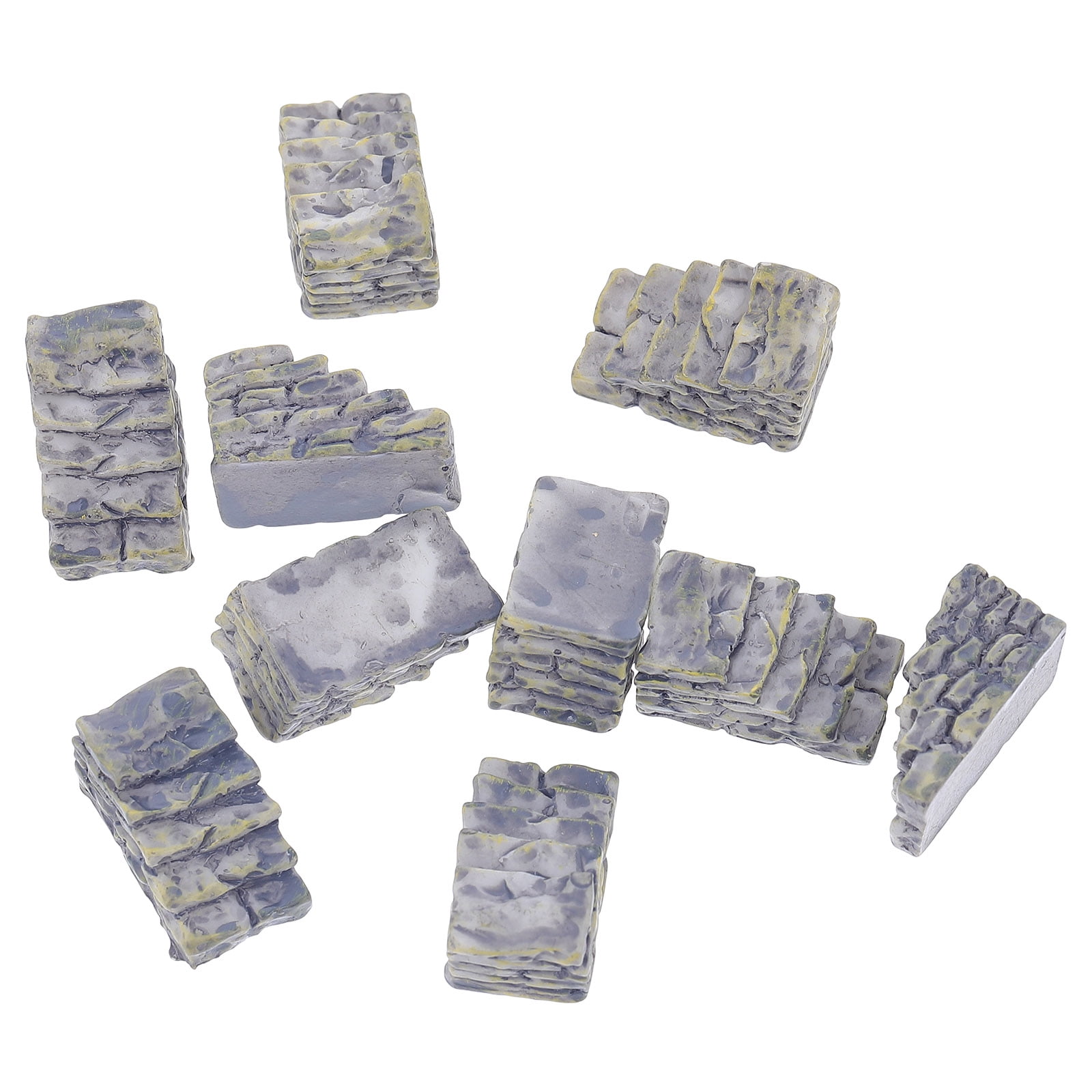 Raindrops 60 pcs Miniature Stone Scene Landscaping Stairs Miniature ...