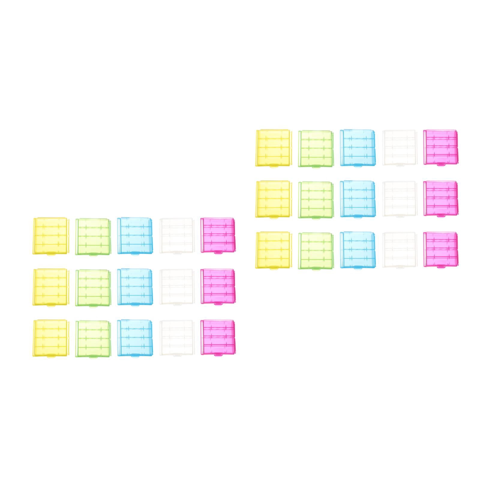 Raindrops 60 pcs Portable Carrying Box Battery Case Storage Box Battery ...