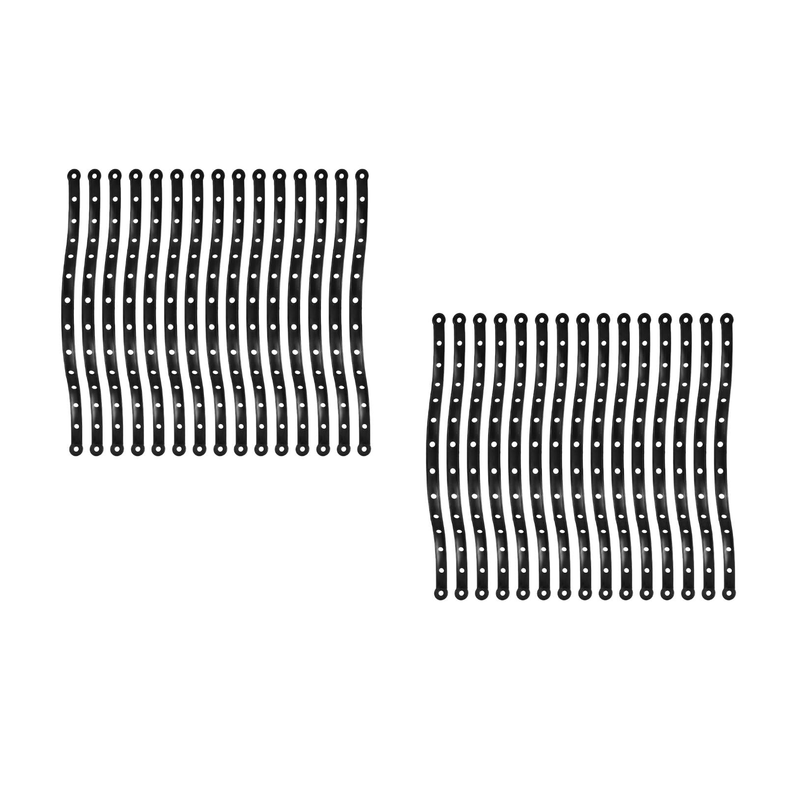 Raindrops OUNONA 60 pcs Plastic Hanger Display Strips Reusable Hanger ...