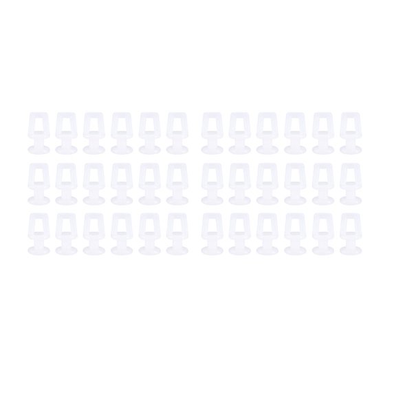 Raindrops 600 Pcs Plastic Curtain Rail Wheels Practical Curtain Track ...
