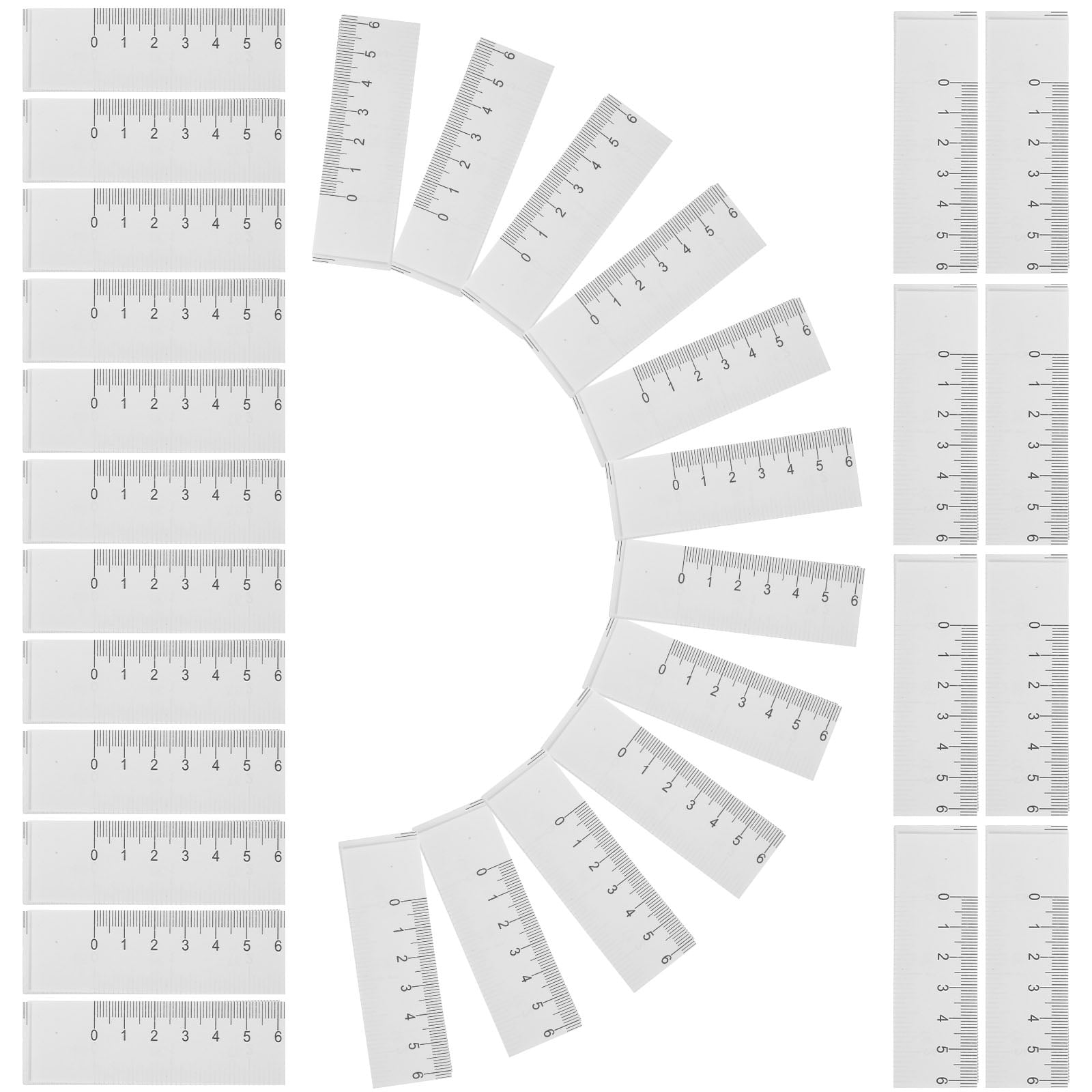 Raindrops 600 pcs Disposable Double-sided Paper Tape Measure Wound ...