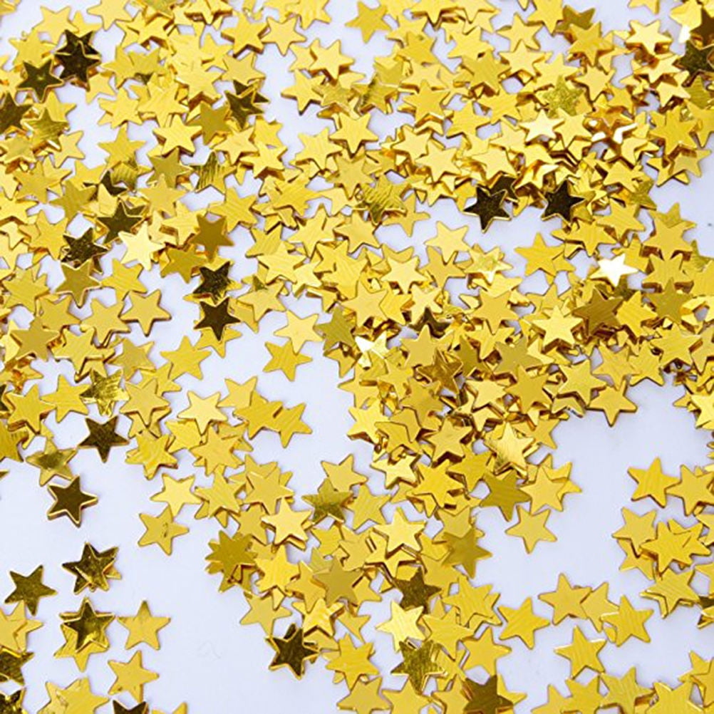 Raindrops 6000pcs 6mm Star Confetti Glitter Metallic Foil Stars Table ...