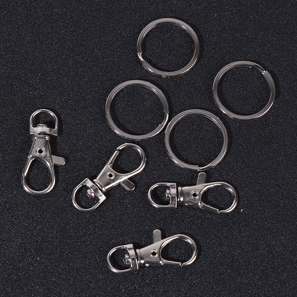 Raindrops 60pcs Key Clip Metal Key Rings Keychain Hooks - Walmart.com