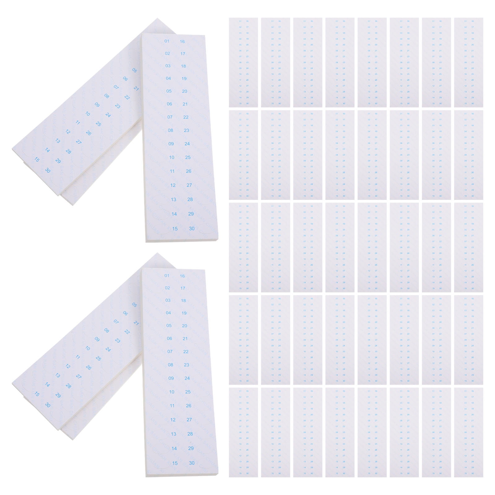 Raindrops 60pcs White Paper Thread Storage Organizer for Cross Stitch ...