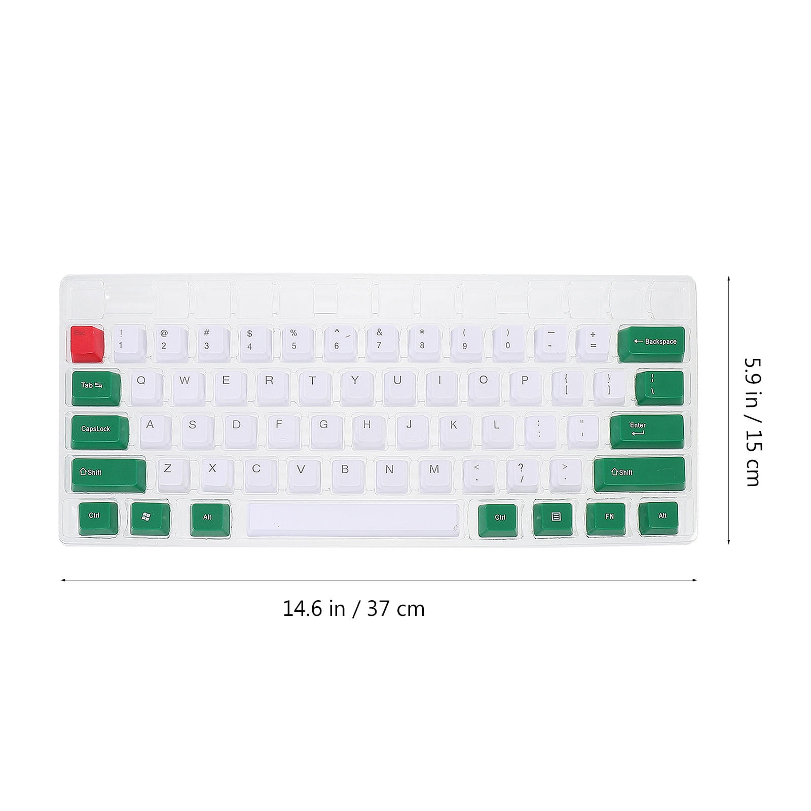 Raindrops 61 PCS/Set Key Engraving Process Mechanical Keyboard Upgraded ...