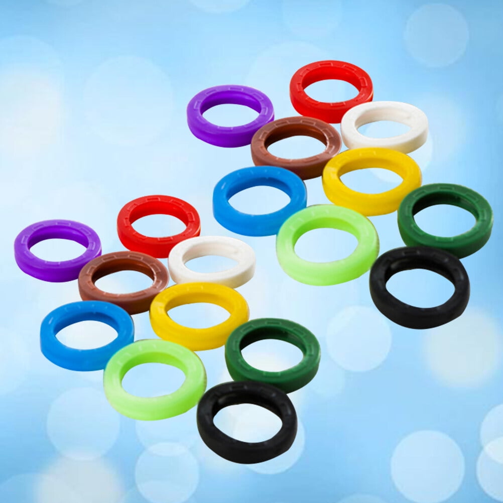 Raindrops 64Pack Key Identifiers Key Caps Covers Silicone Assorted ...