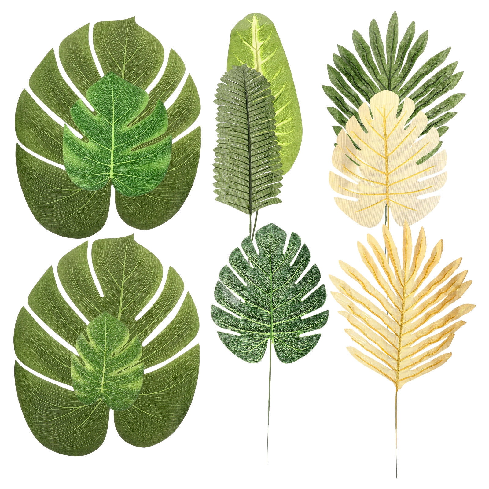 Raindrops 66 Pcs Jungle Artificial Leaves Simulated Leaf Set - Walmart.com