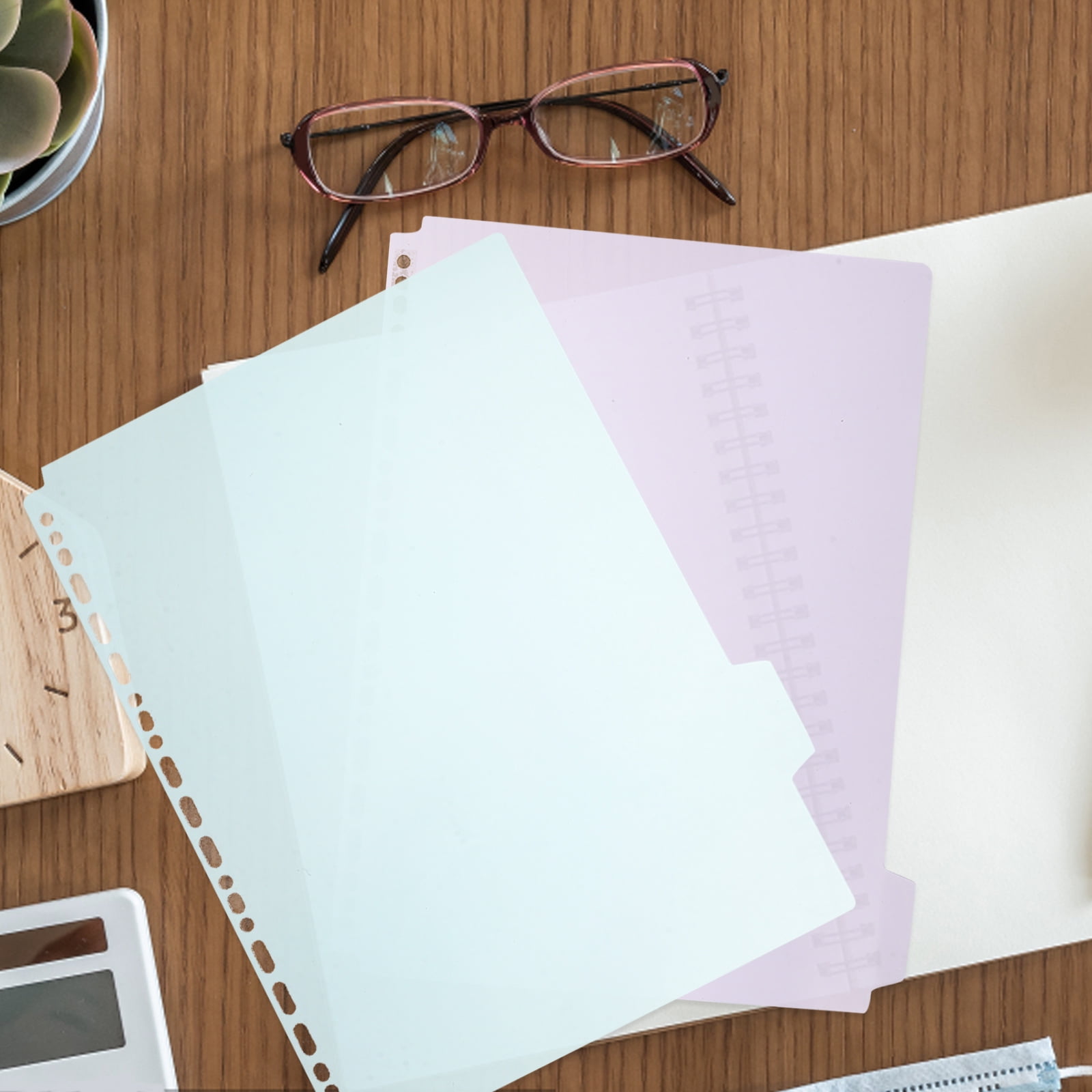 Raindrops 6PCS Binder Inserts Notebooks Dividers Contents Dividers ...