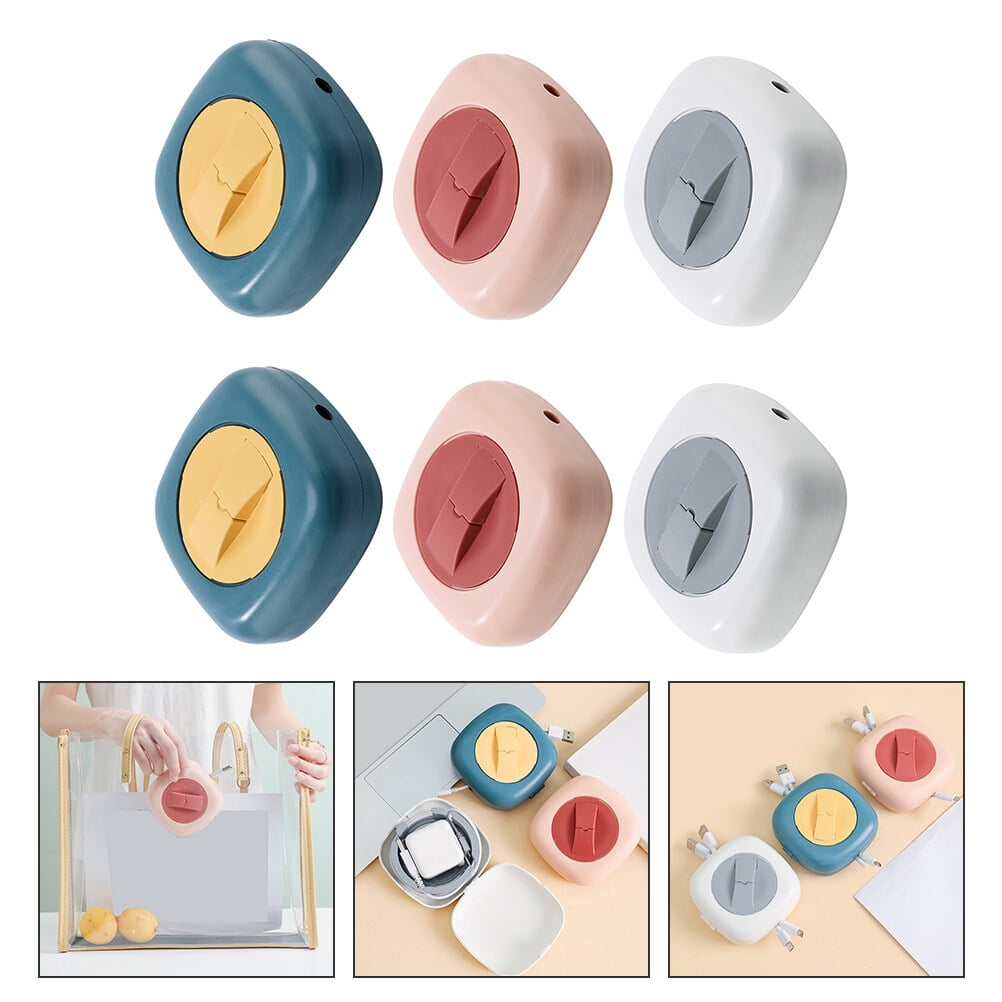 Raindrops 6Pcs Cable Management Retractable Cord Organizer Cord Case ...