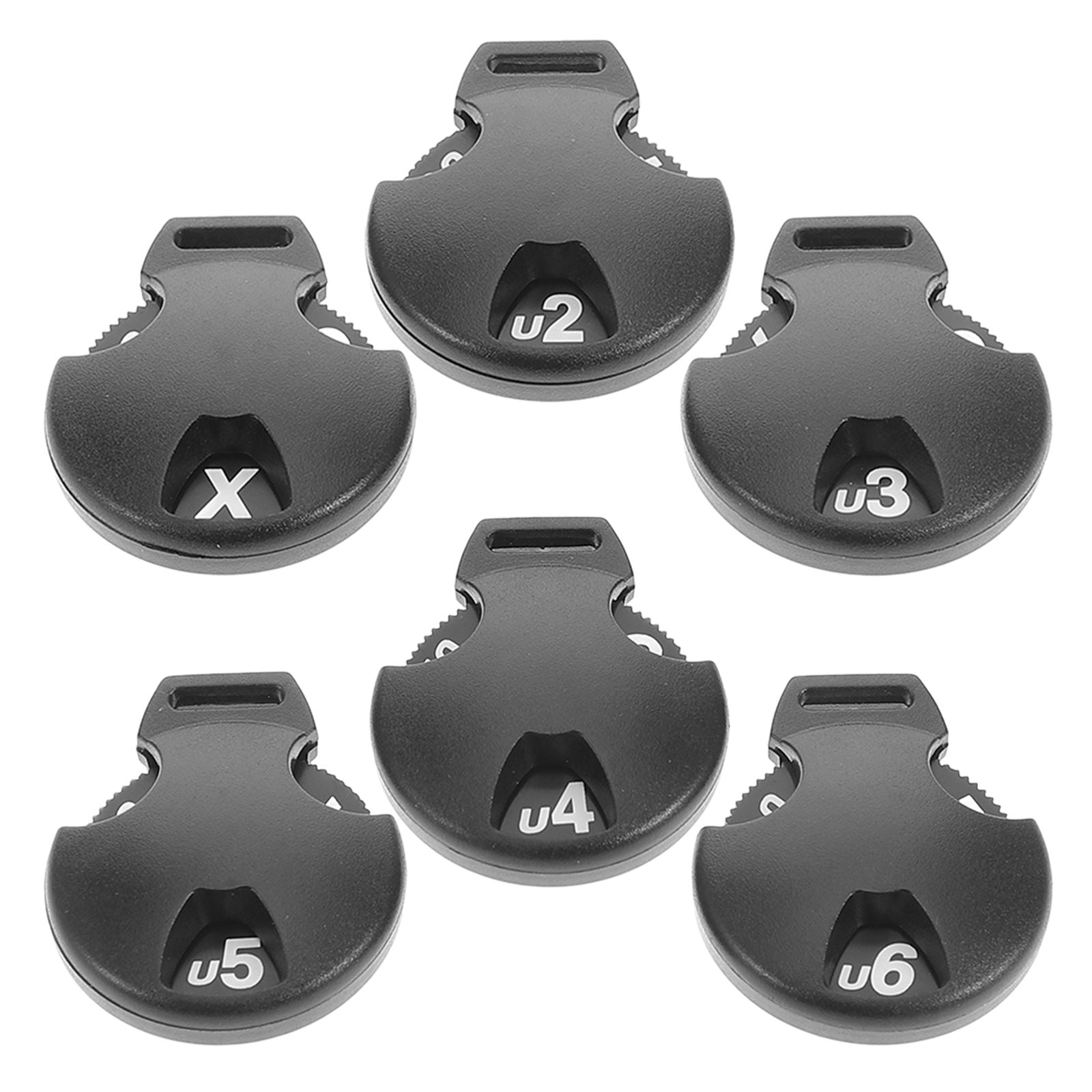 Raindrops 6Pcs Circular Rotating Golf Labels In Elegant Design For ...