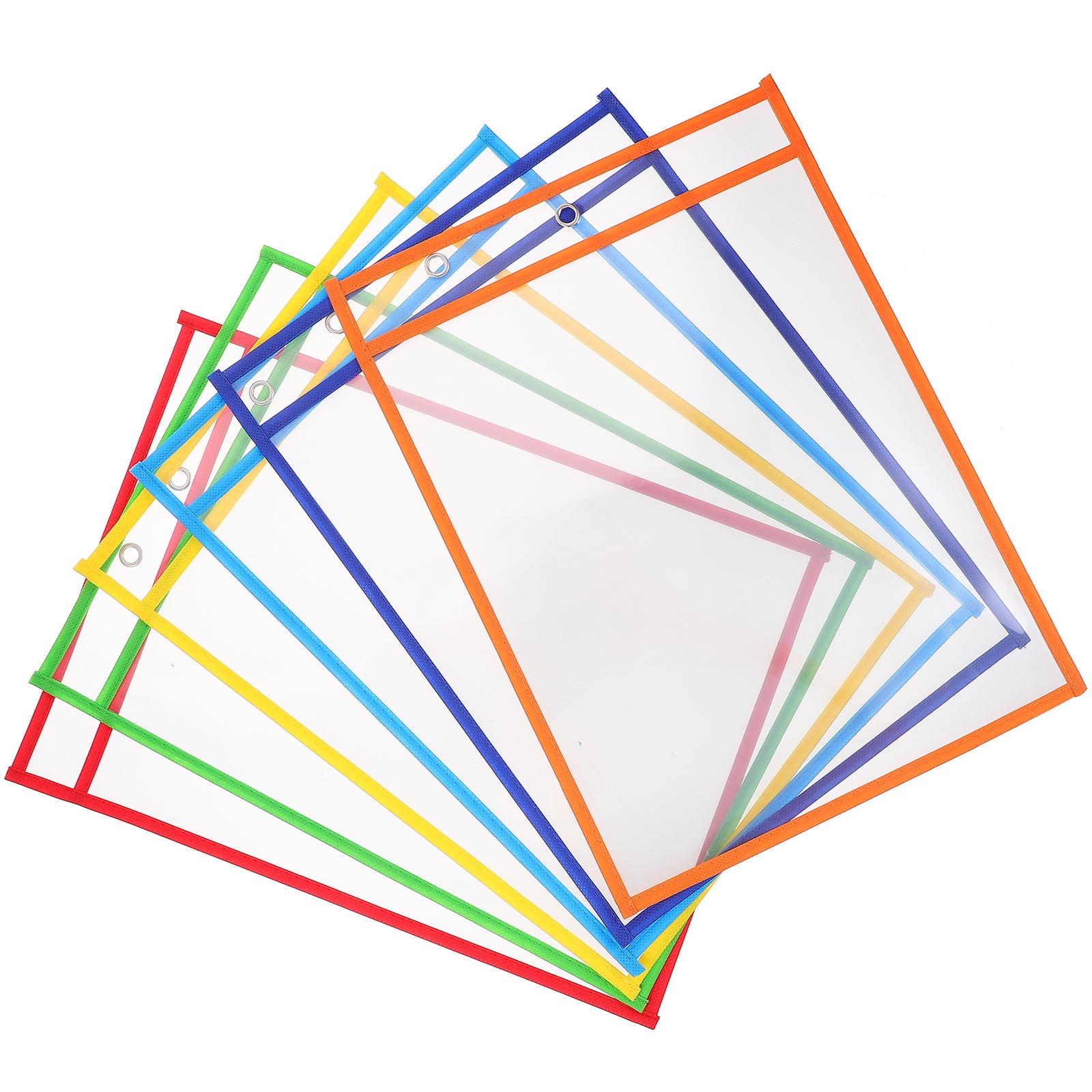Raindrops 6Pcs Document Organizer File Sleeves for Families Clear Paper ...