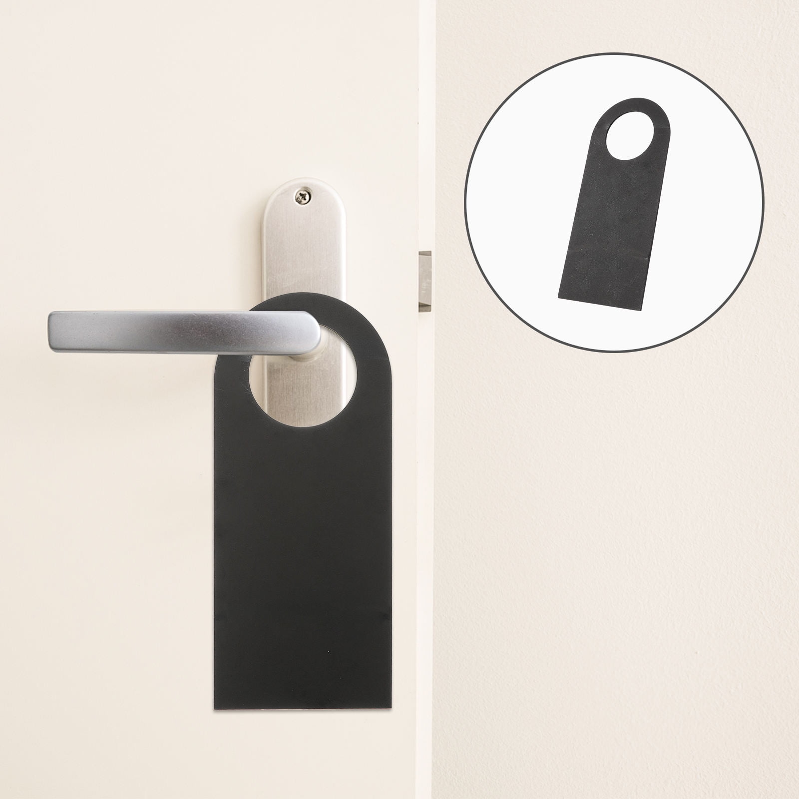 Raindrops Multi Purpose Door Sign Black Wood 6Pcs 7.9x3.3in - Walmart.com