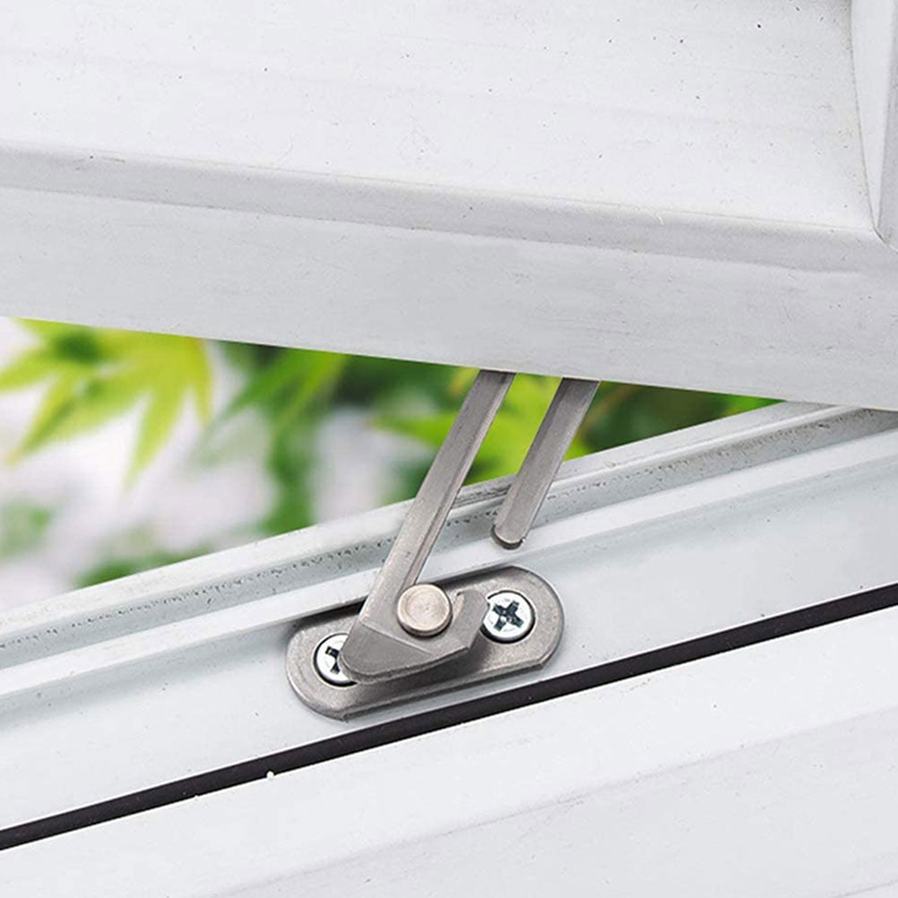 Raindrops 6Pcs Stainless Steel Window Restrictor Casement Stay Catch ...