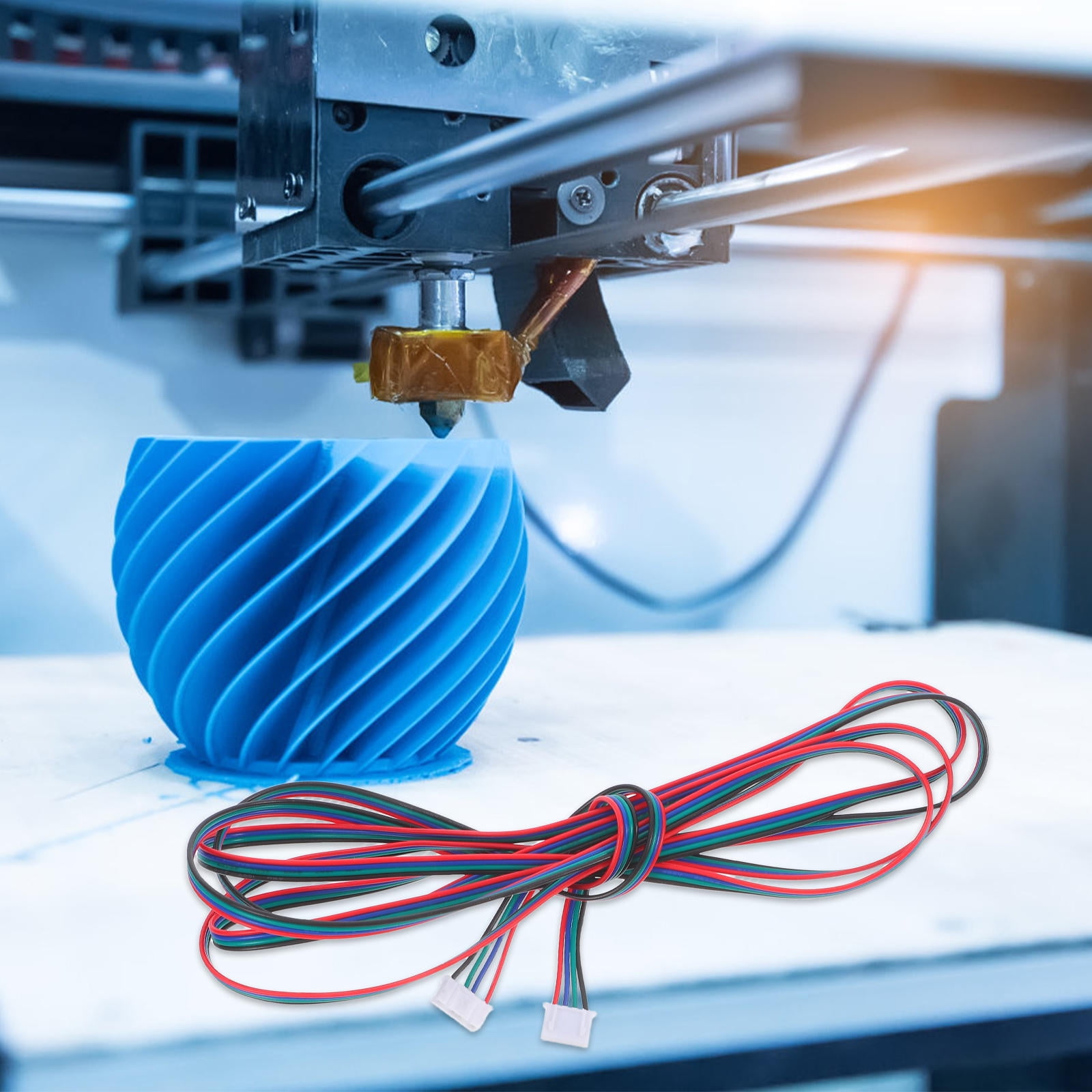 Raindrops 6pcs 2m 3d Printer Stepper Motor Cable Xh2.54 To 6pin ...