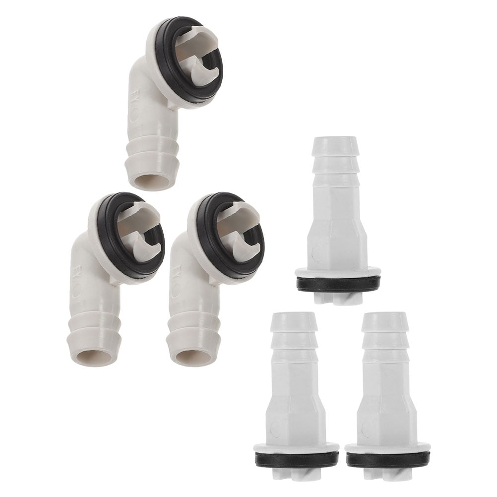 Raindrops 6pcs Ac Drain Hose Connector Elbow For Portable Air ...