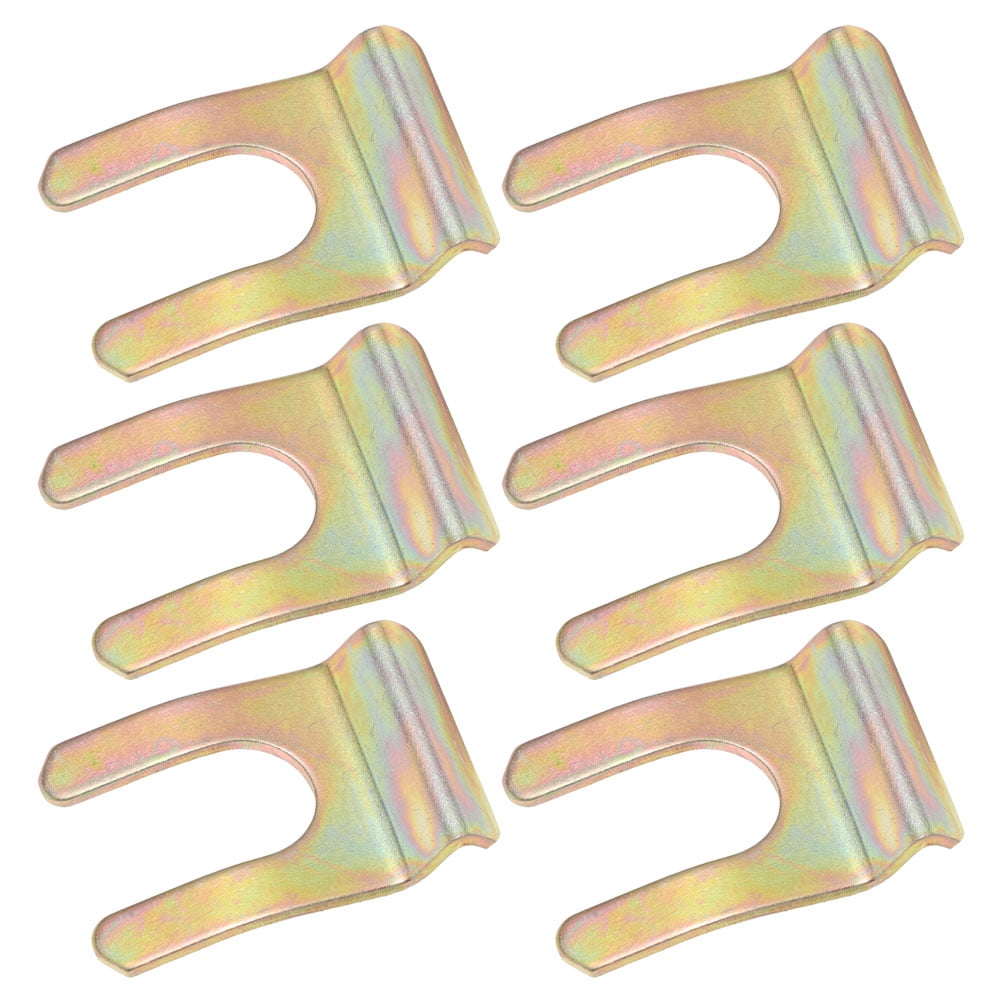 Raindrops 6pcs Brake Line U-Clip Clamps Iron Pipe Holders Clamp ...