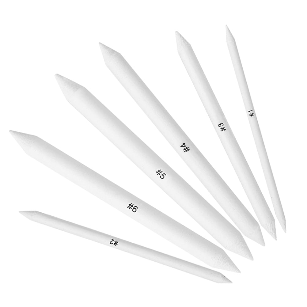 Raindrops 6Pack Erasable Blending Sticks for Artists Drawing Sketching ...