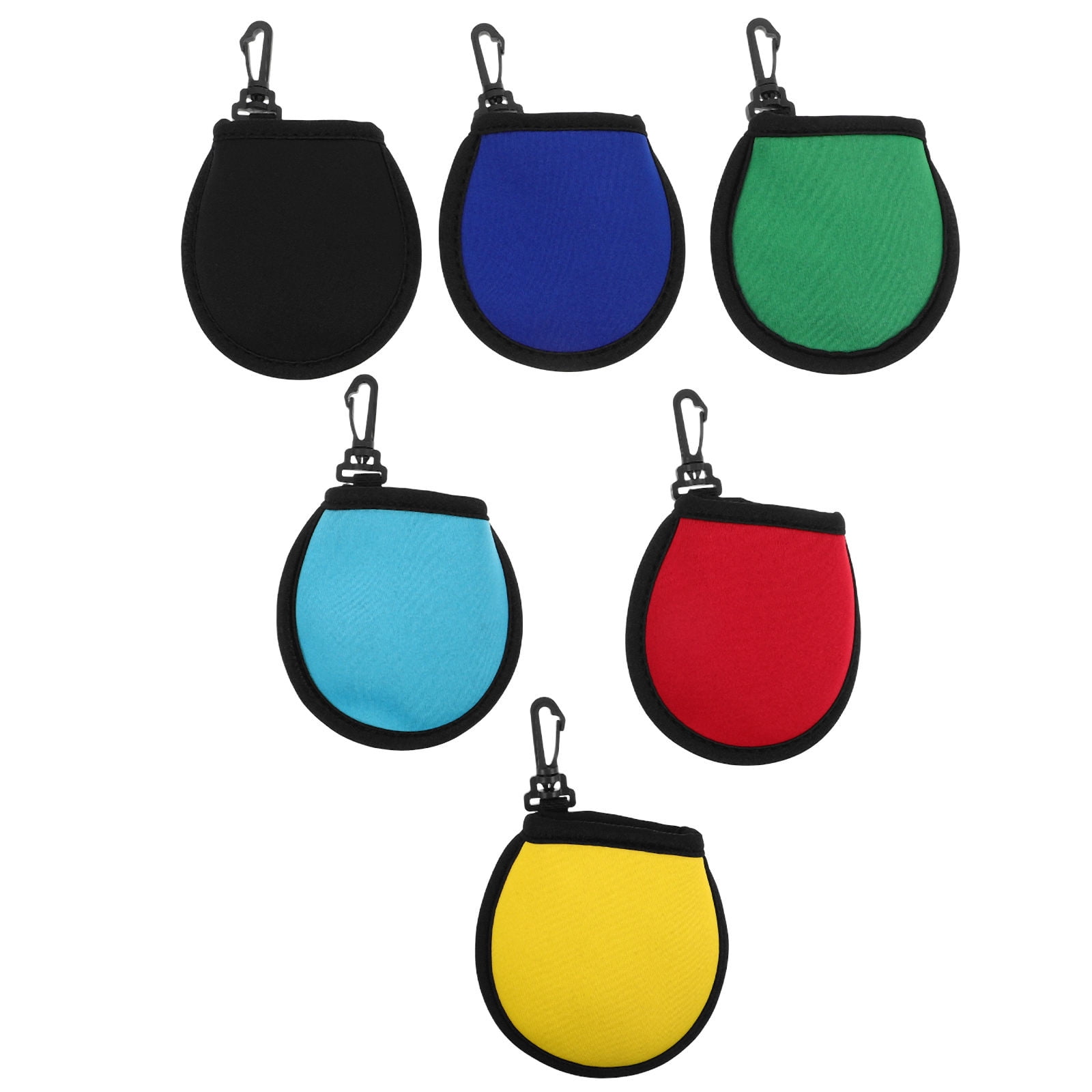 Raindrops 6pcs Golf Ball Cleaning Bag Golf Ball Washer Pouch Portable ...