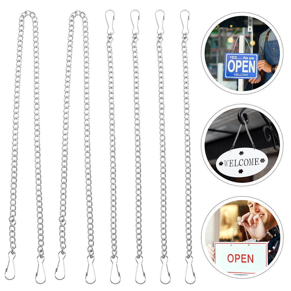 Raindrops 6pcs Hanging Chains Wind Chimes Hooks Chain For Hanging Bird ...