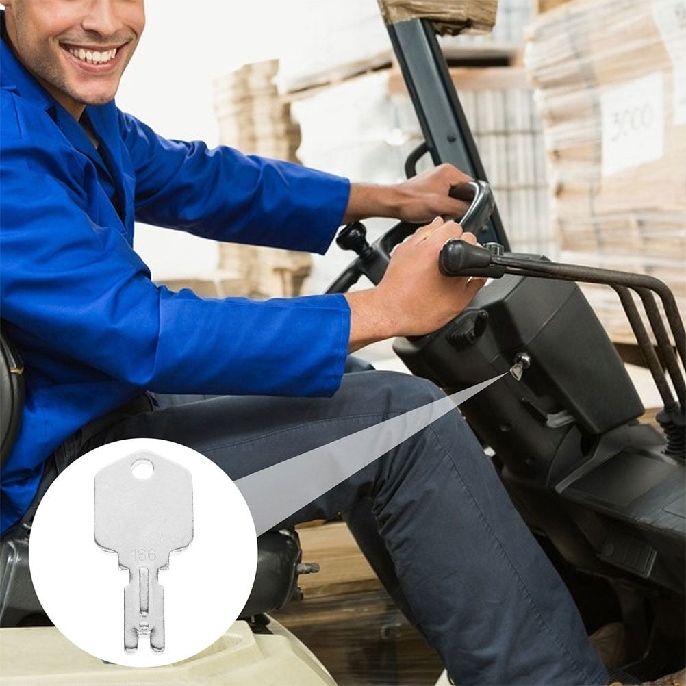 Raindrops 6pcs Industrial Forklift Key Forklift Heavy Duty Keys ...