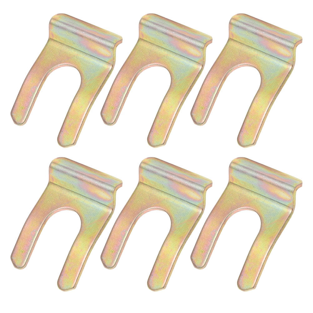 Raindrops 6pcs Iron U-Clip Clamps For Brake Line Heavy Duty Metal ...