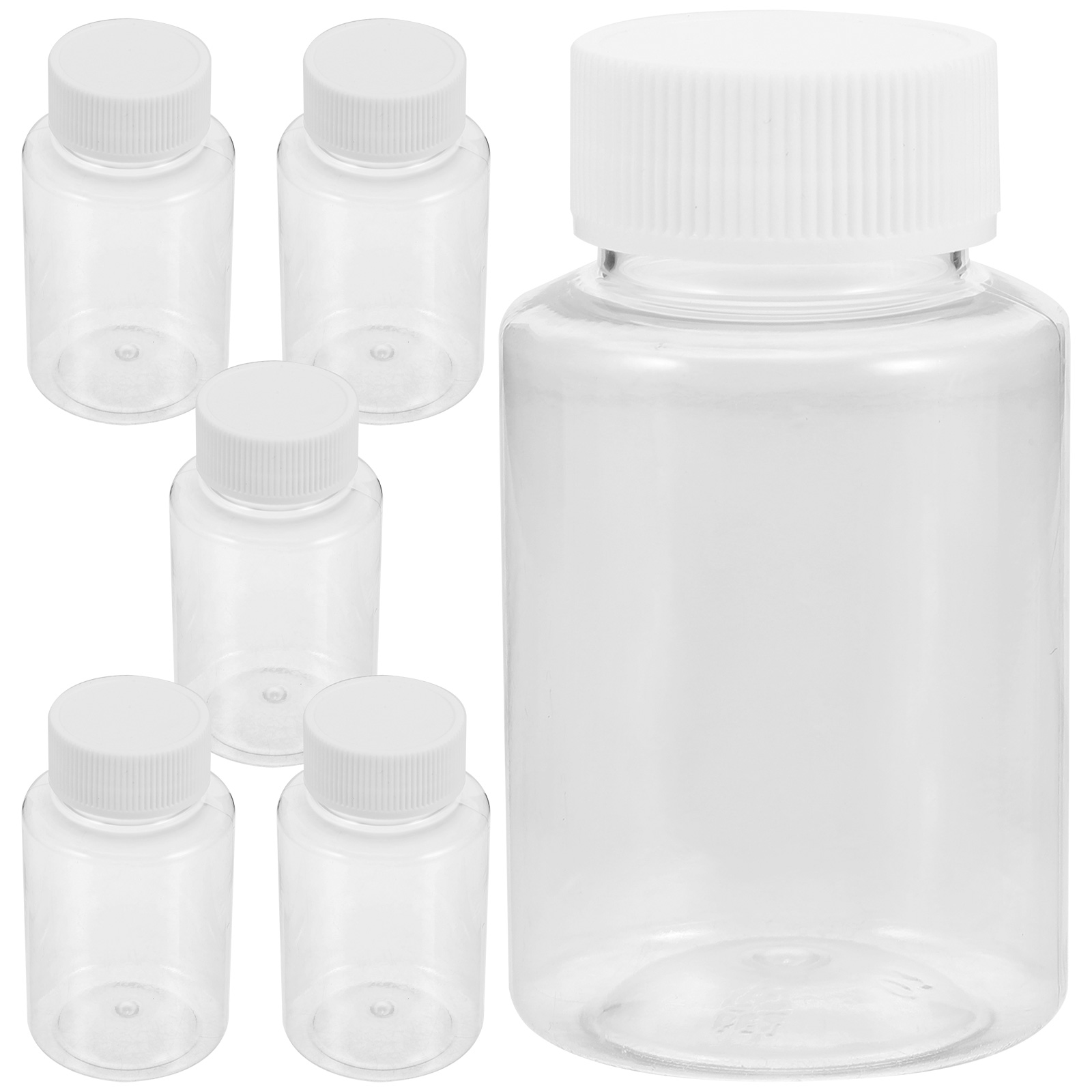 Raindrops 6pcs Oil Sample Bottles Wide Mouth Reagent Bottles Laboratory ...