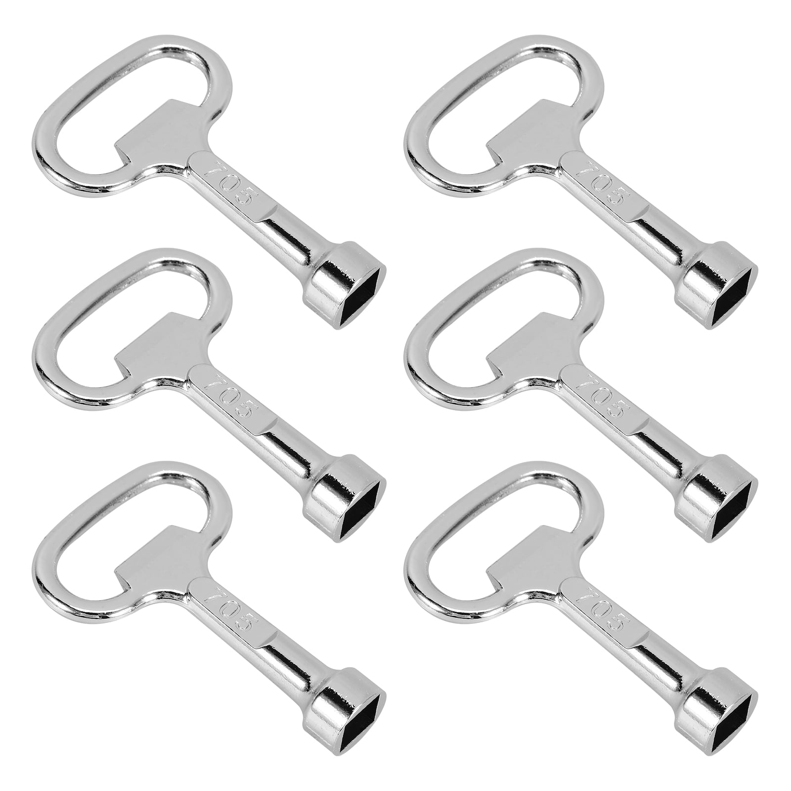 Raindrops 6pcs Plumbers Keys Distribution Box Valve Keys Electrical ...