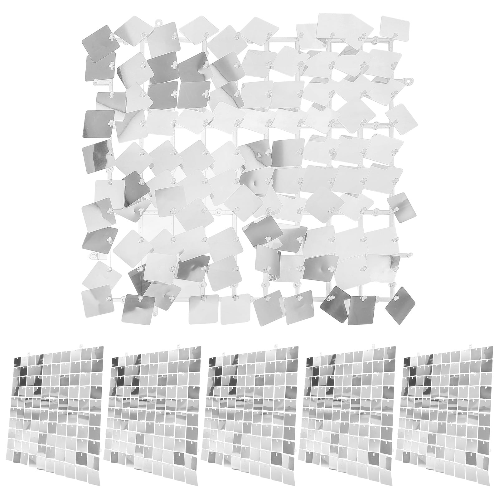 Raindrops 6pcs Shimmer Wall Backdrop Sequin Wall Backdrop Glittering ...