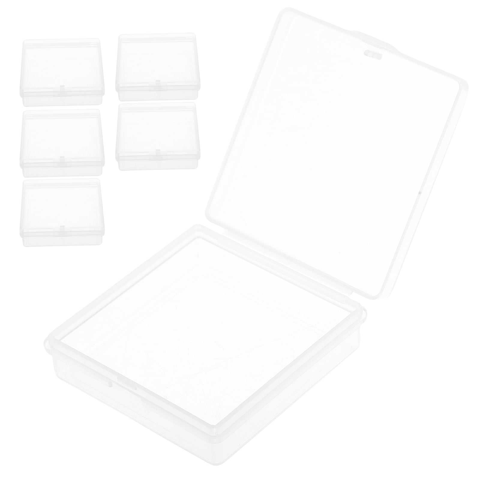 Raindrops 6pcs Small Bead Organizers Plastic Storage Cases Mini Clear ...