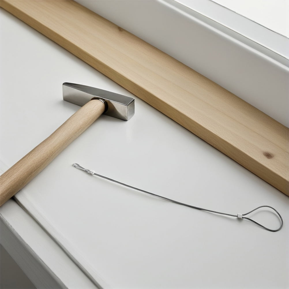 Raindrops 6pcs Stainless Steel Adjustable Gate Latch Pull String Safety ...