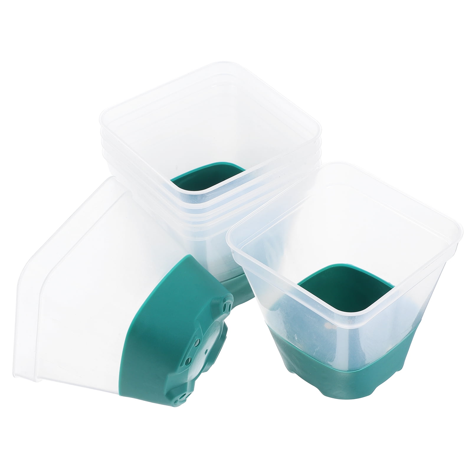 Raindrops Transparent Planter Breathable Small Container for Gardeners ...