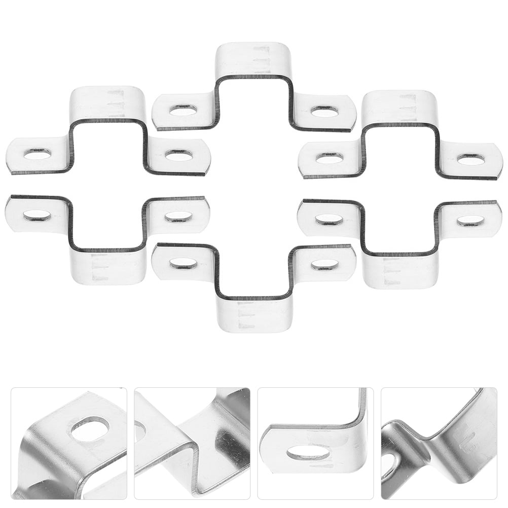 Raindrops 6pcs U-tube Strap Clamps Tubing Clamps Heavy Duty Strap ...