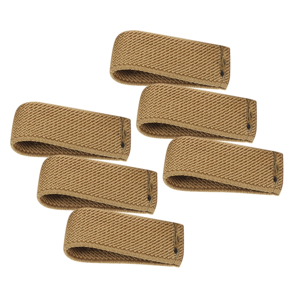 Raindrops 6pcs Wide Straps Keepers Elastic Webbing Belt Holders ...