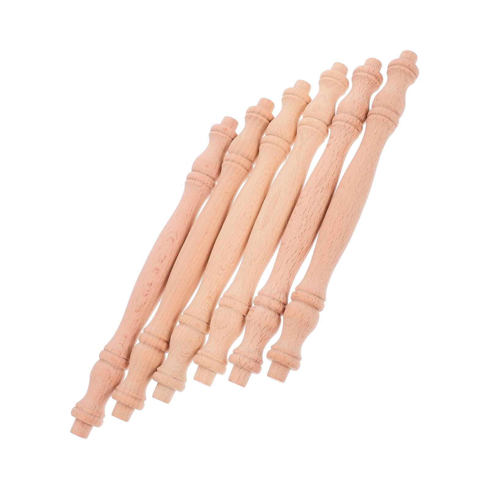 Raindrops 6pcs Wood Baluster Spindles Wood Spindles Unpainted ...