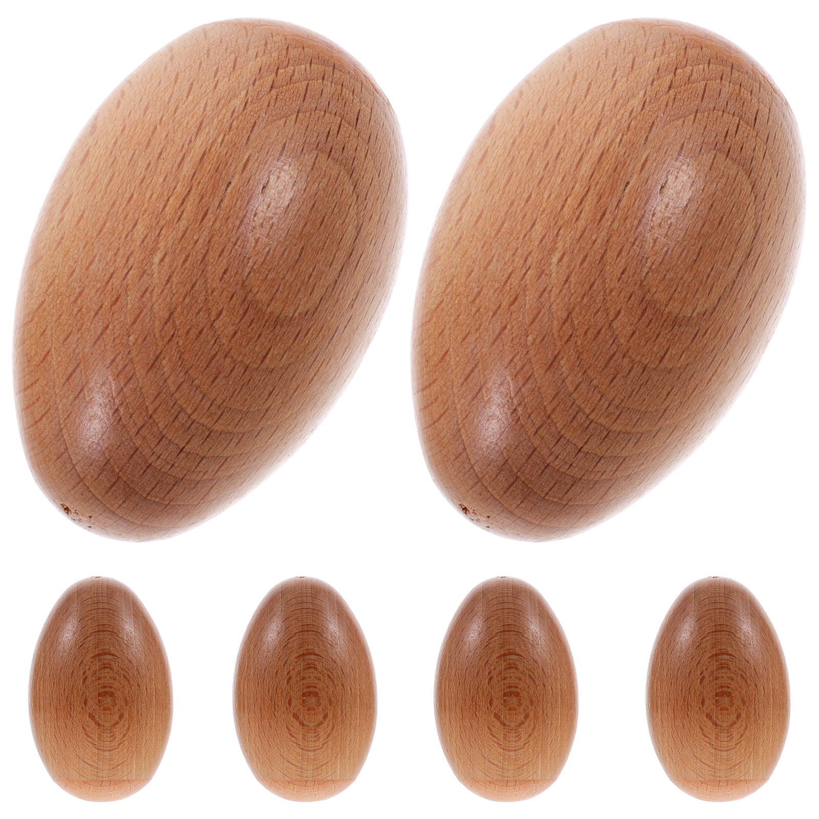 Raindrops 6pcs Wood Maracas Shaker Maracas Instruments Kids Educational ...