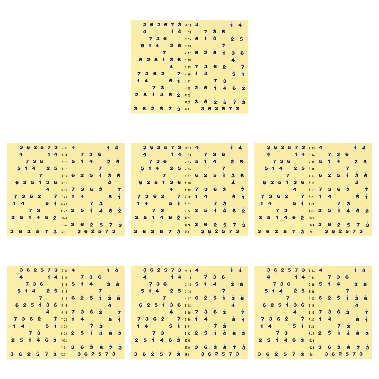 Raindrops 7 Pcs Practical Guitar Fingerboard Stickers Fretboard ...