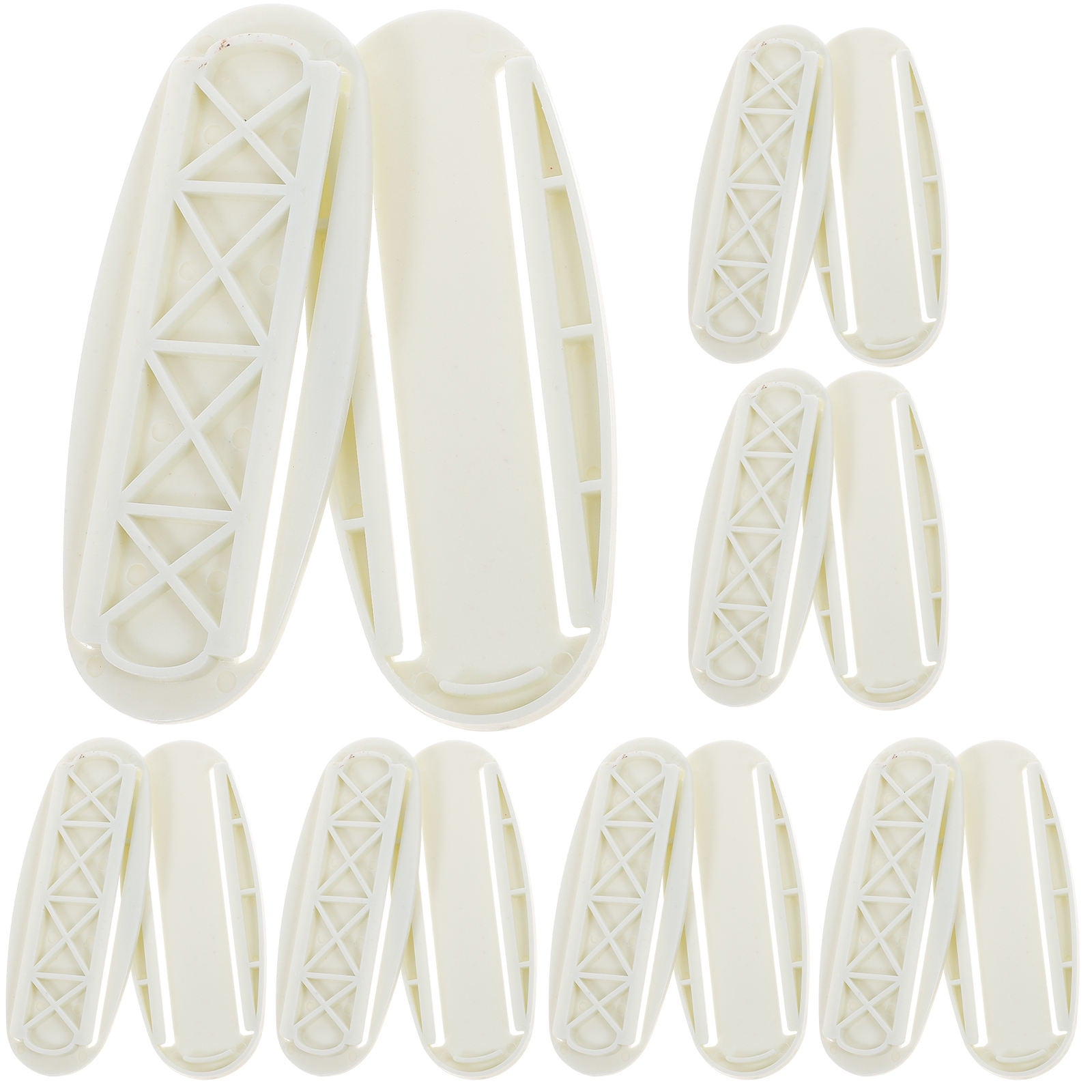 Raindrops 7 Set Hanger for Socket Patch Panel Cord Organizer Ties White ...