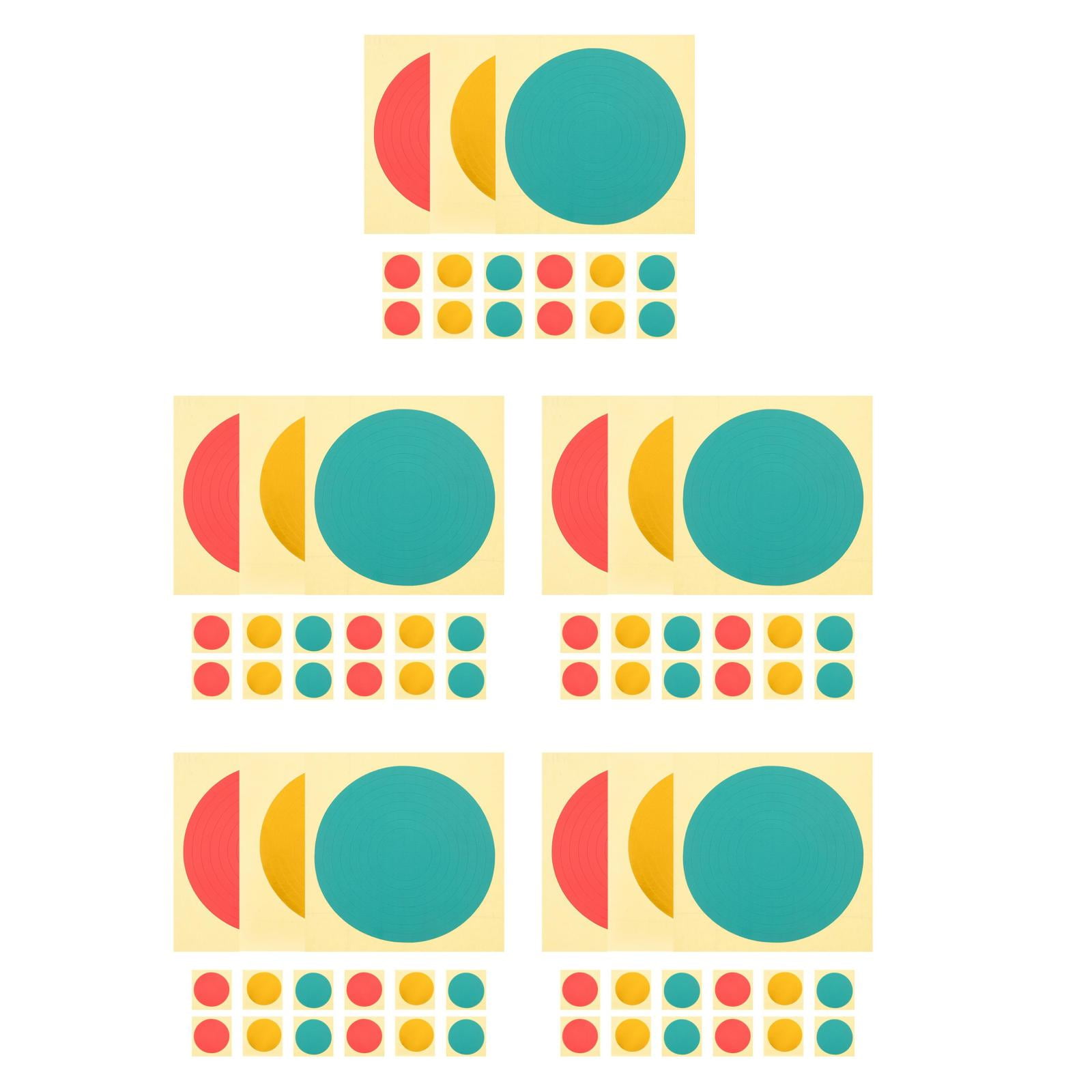 Raindrops 75 pcs Pressure Gauge Decals For Safety Indication Adhesive ...