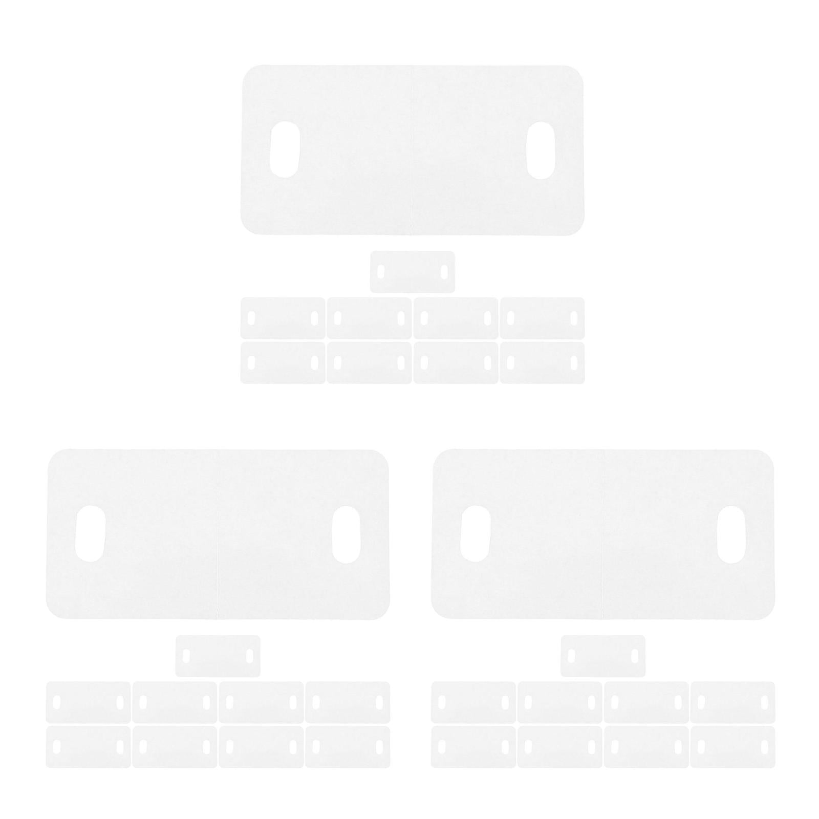 Raindrops 75 pcs Vertical Blind Clips Replacement Slats Sliding Glass ...