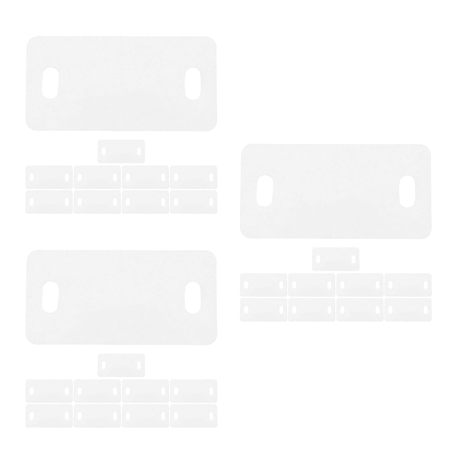 Raindrops 75 pcs Vertical Blind Clips Replacement Slats Sliding Glass ...