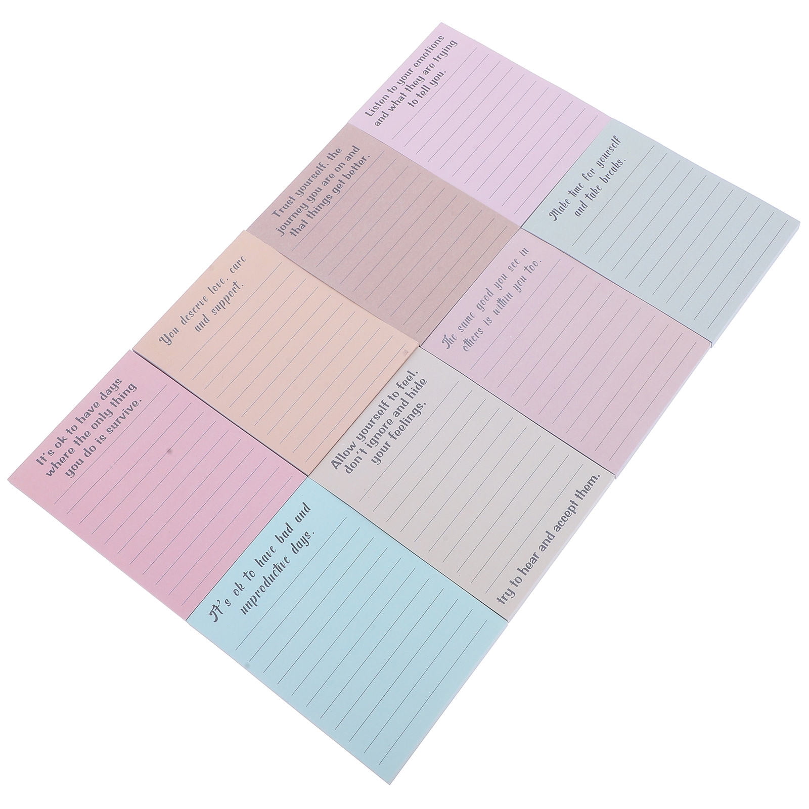 Raindrops 8 Books Of Stationery Portable Note Pads Compact Memo Pads Funny Memo Pads Manager ...