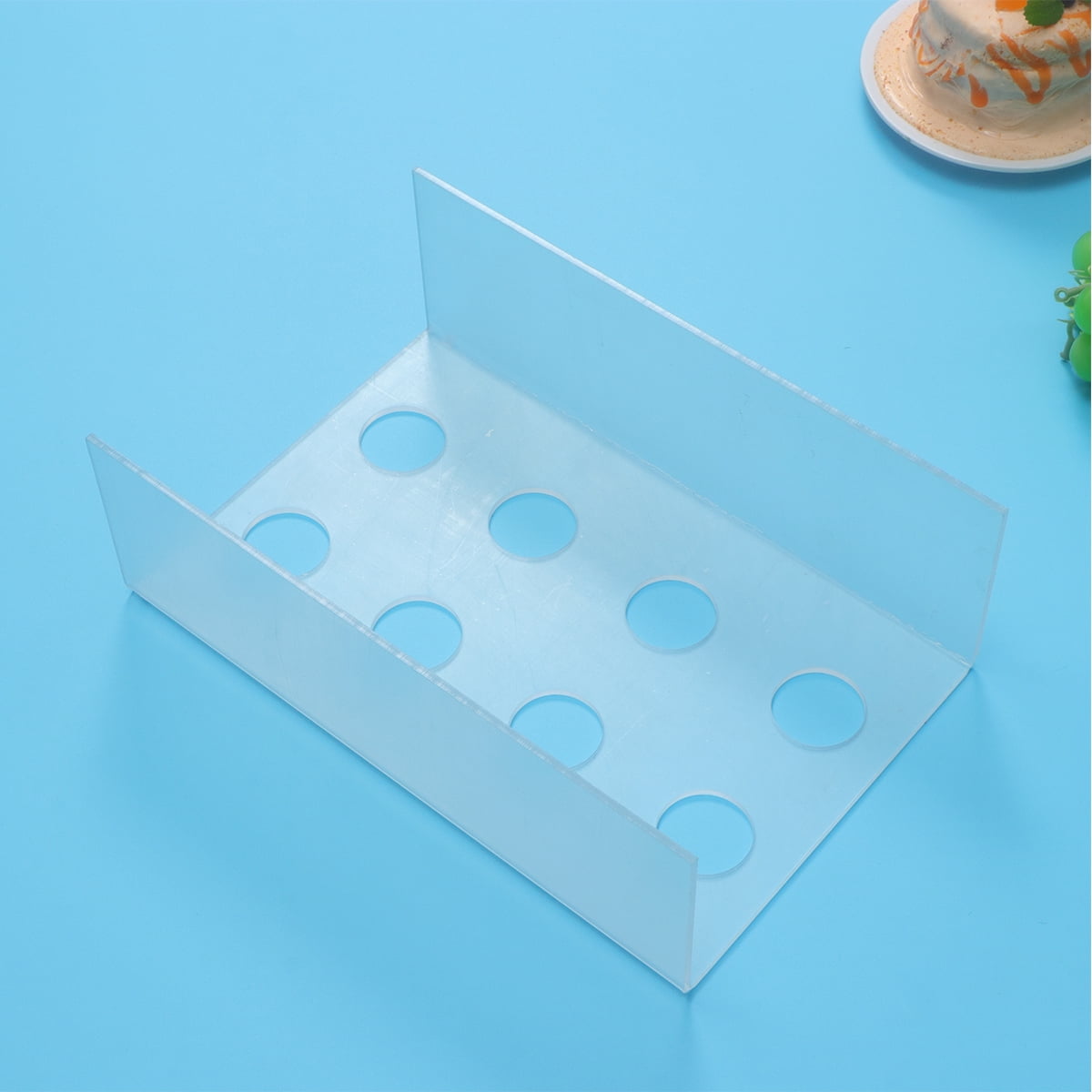 Raindrops 8 Holes Sweet Tube Display Rack Acrylic Ice Cream Holder ...