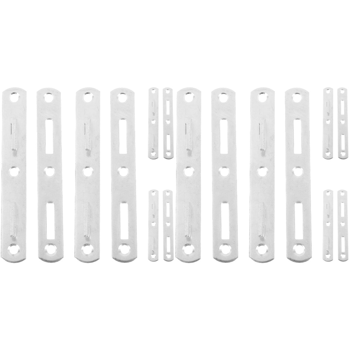 Raindrops 8 Pairs of Metal Bed Frame Bed Post Bracket Iron Bed Rail ...