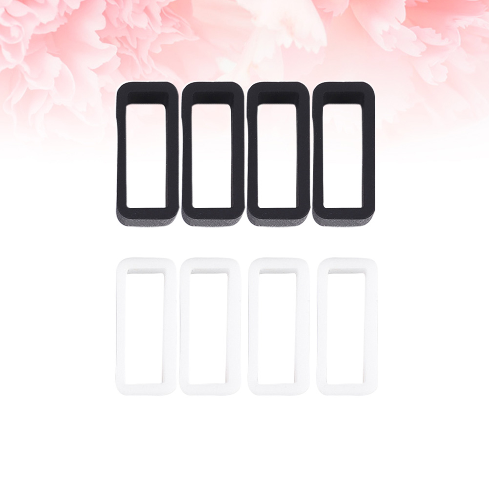 Raindrops 8 Pcs Band Silicone Ring Strap Fit Most Watch Straps ...