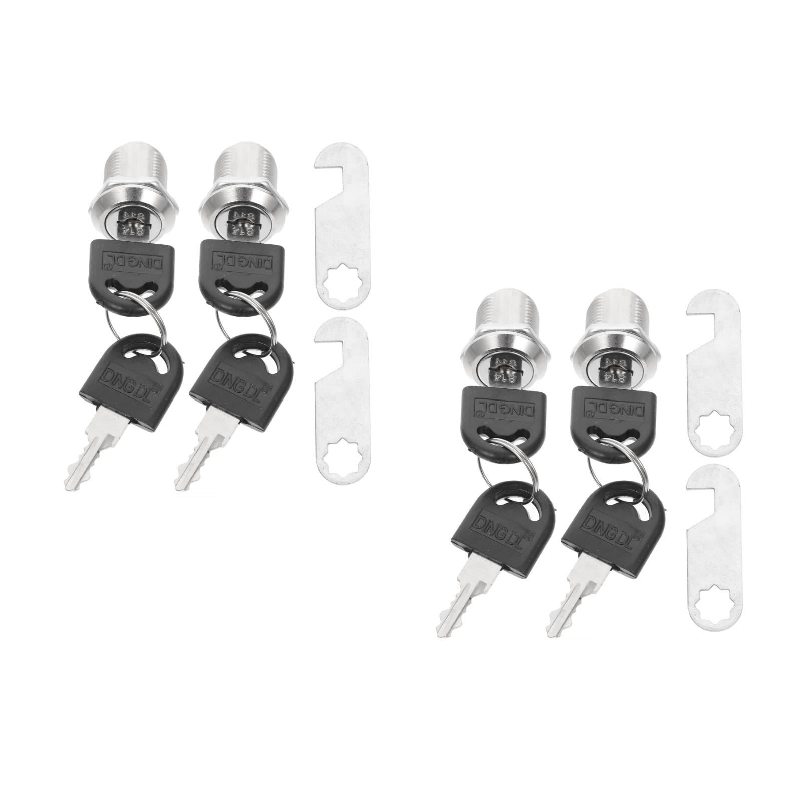 Raindrops 8 Pcs Cam Lock Zinc Alloy Secure Files Cam Lock for Drawer ...
