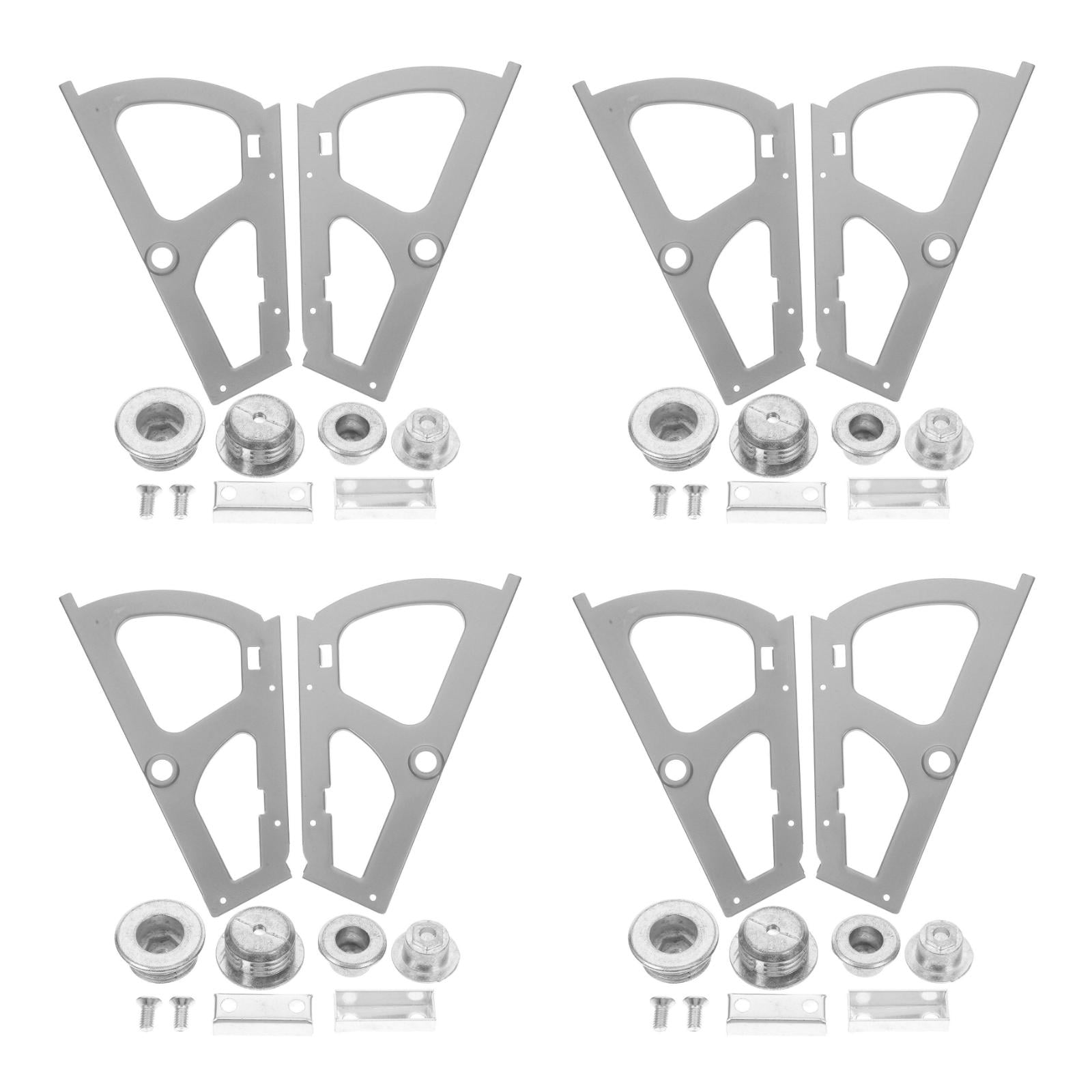 Raindrops 8 Pcs Drawer Hinges Stainless Steel Shoes Drawer Cabinet ...