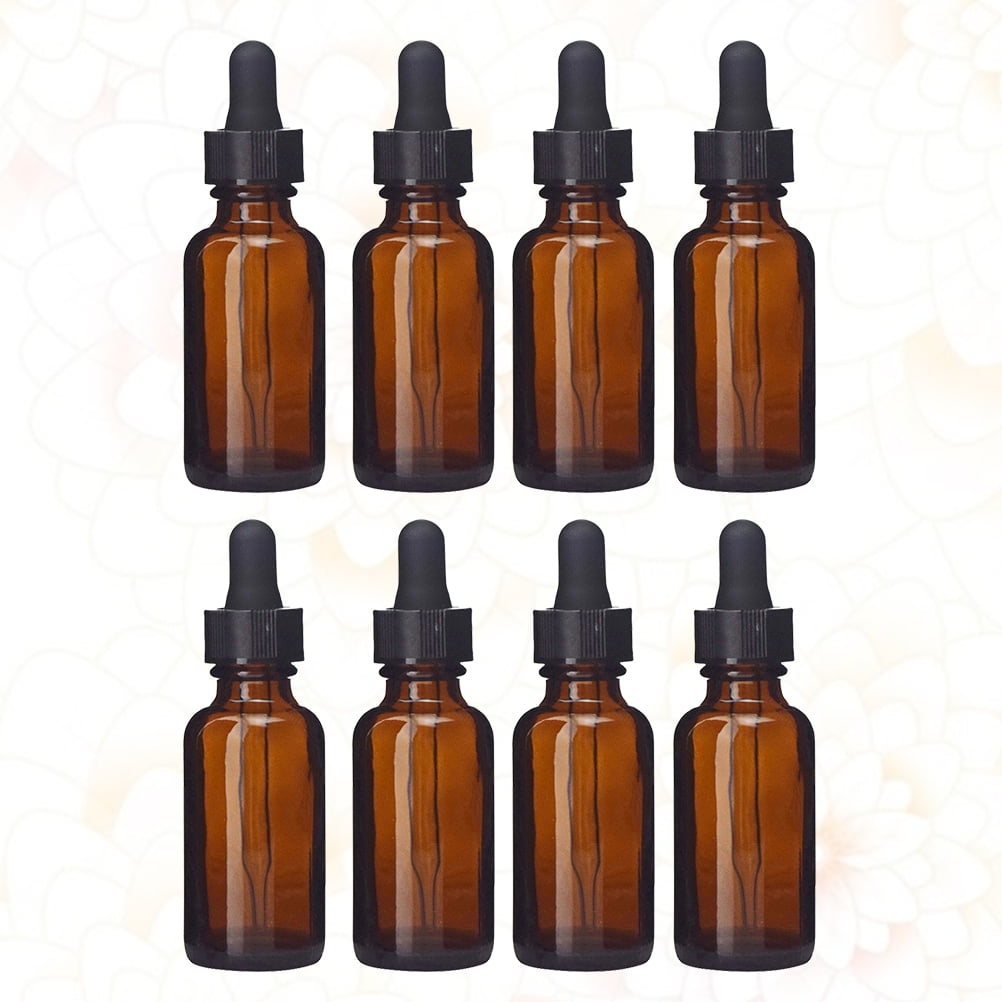 Raindrops 8 Pcs Essential Oil Bottle Dropper Droppers Oils Roller ...