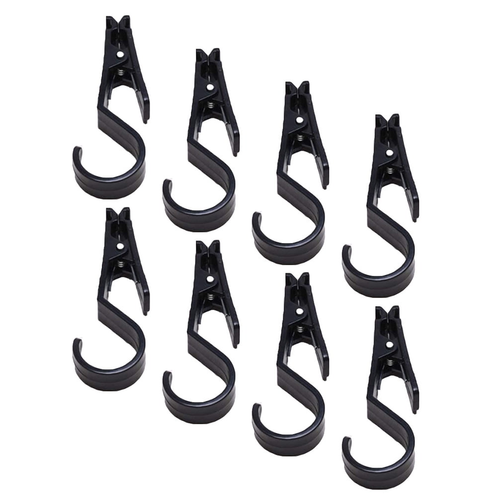 Raindrops 8 Pcs Heavy Duty Clothes Rack Clip Hook Flag Hanging Hooks ...