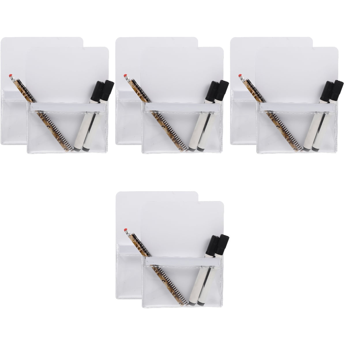 Raindrops 8 Pcs Magnetic File Bags Whiteboard Pen Holders Practical ...